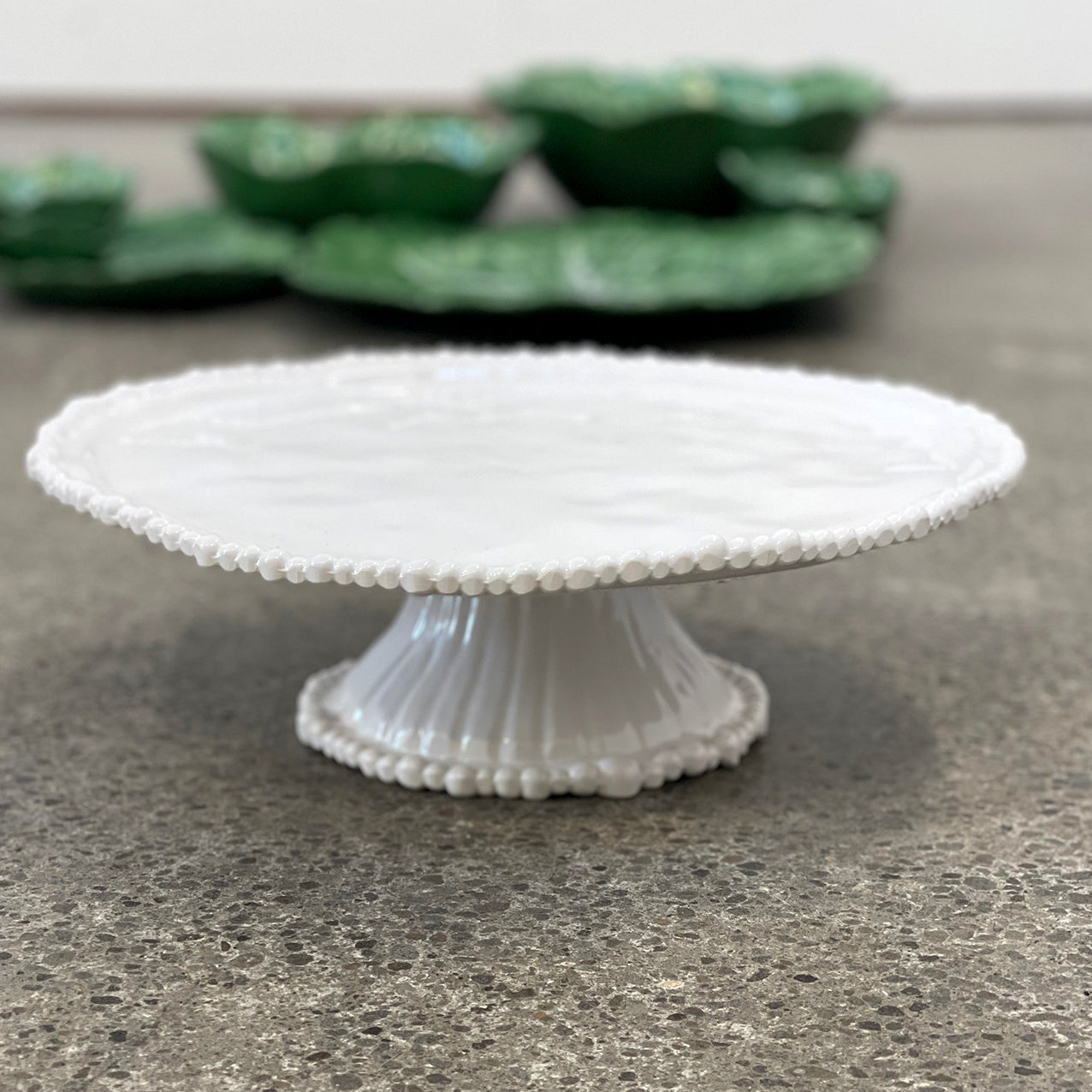 Melamine Pearl Cake Stand White – Arthaus NP